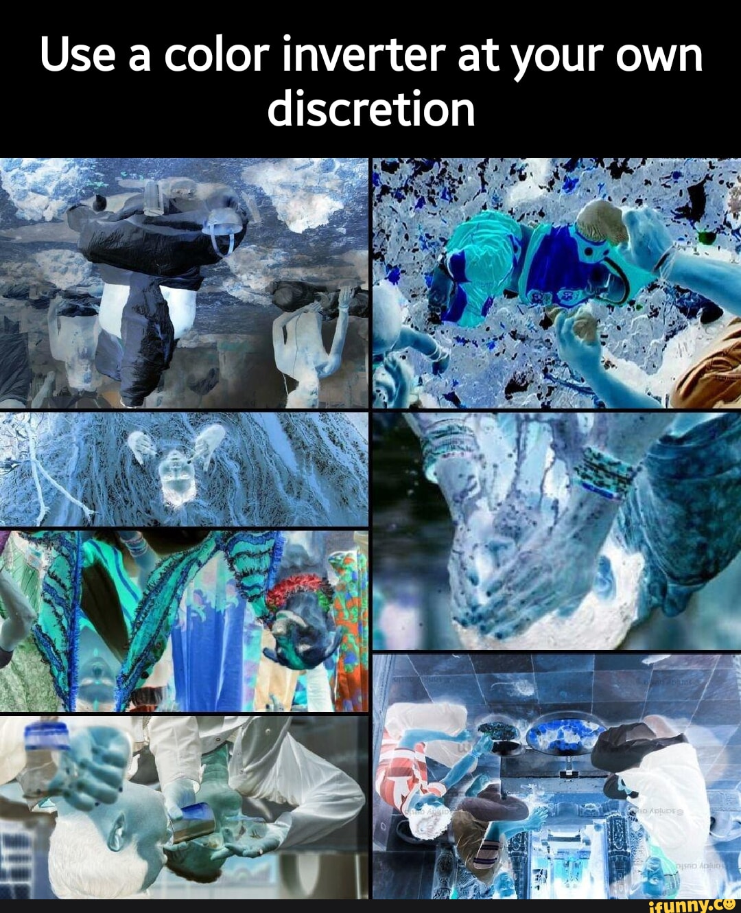 Use a color inverter at your own discretion - iFunny