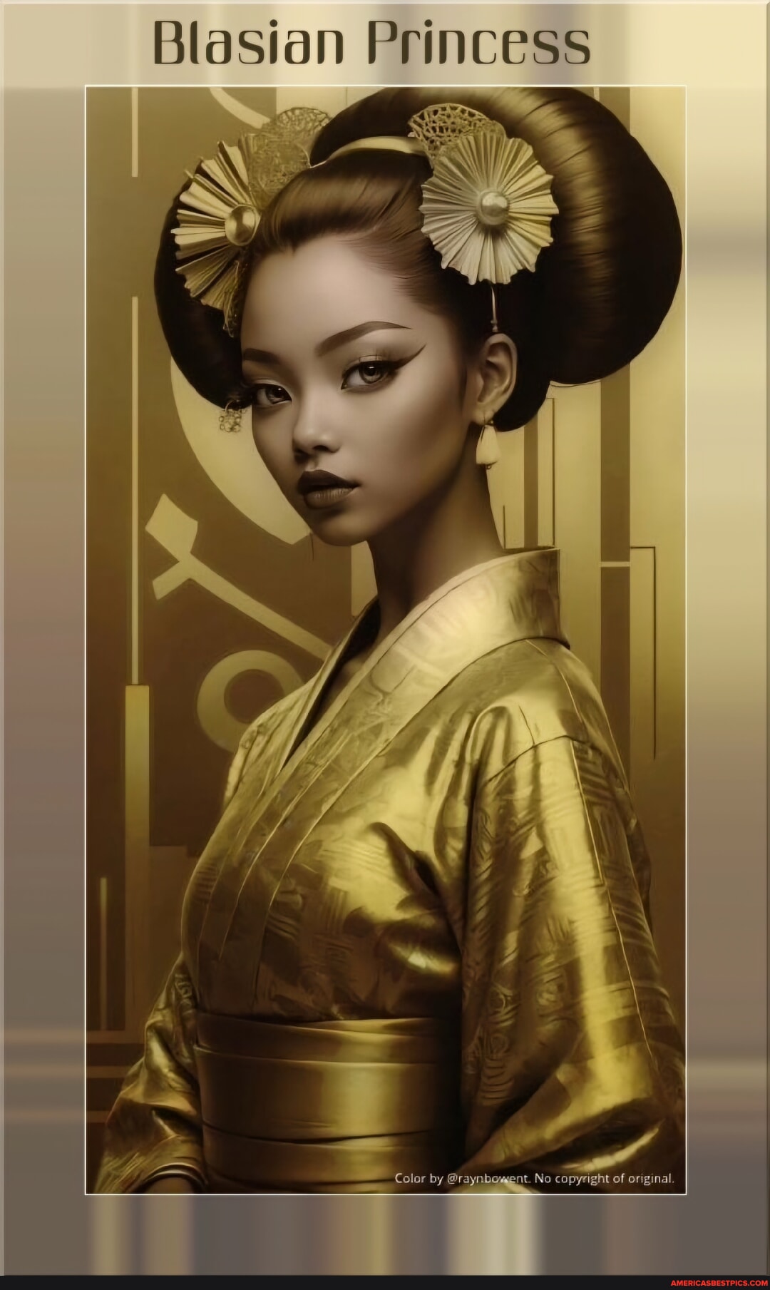 Blasian Princess Colar by No copynght of - America’s best pics and videos