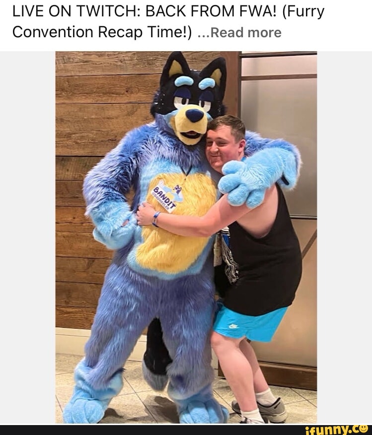LIVE ON TWITCH: BACK FROM FWA! (Furry Convention Recap Time!) ...Read ...