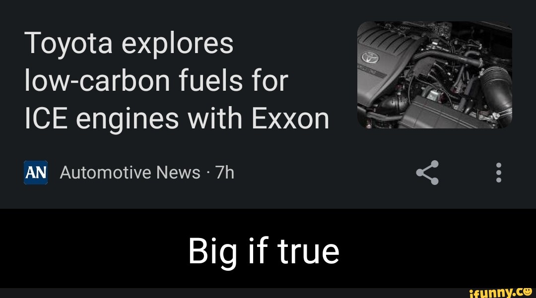 Toyota explores low-carbon fuels for ICE engines with Exxon AN ...