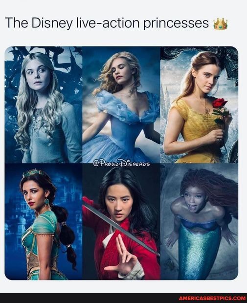 👸 💕 - The Disney live-action princesses - America’s best pics and videos