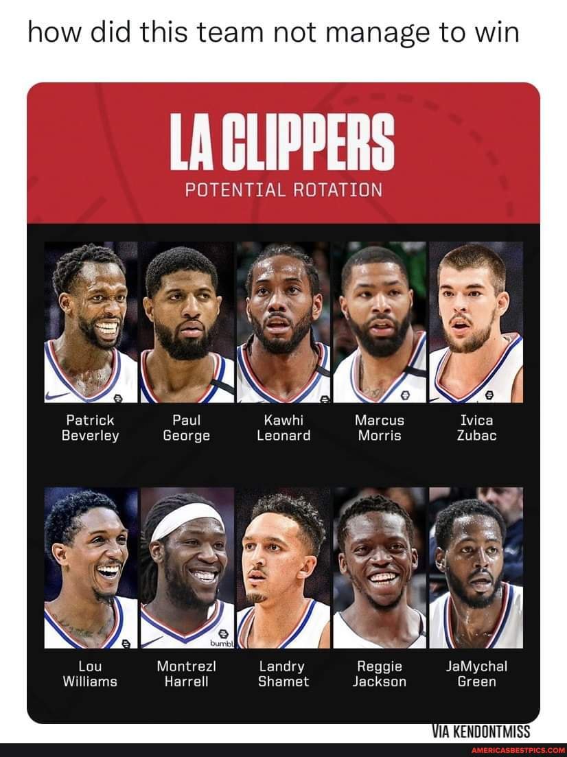 This Kawhi-led Clippers squad was tight. - how did this team not manage ...