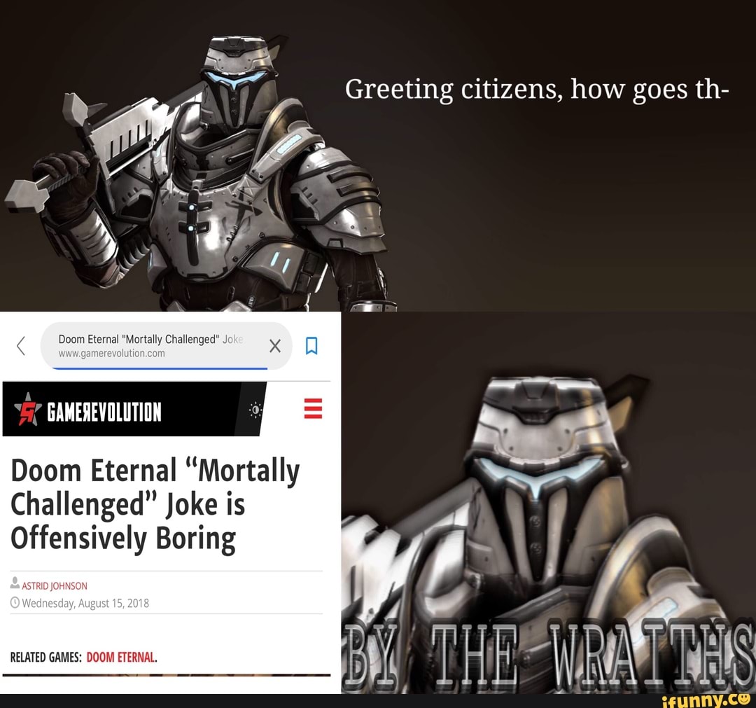 “Mortally Doom Eternal - iFunny
