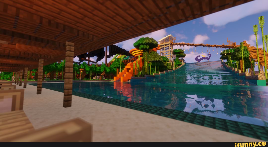 Minecraft Bali Aquapark by drummaks [Lavarc] - iFunny