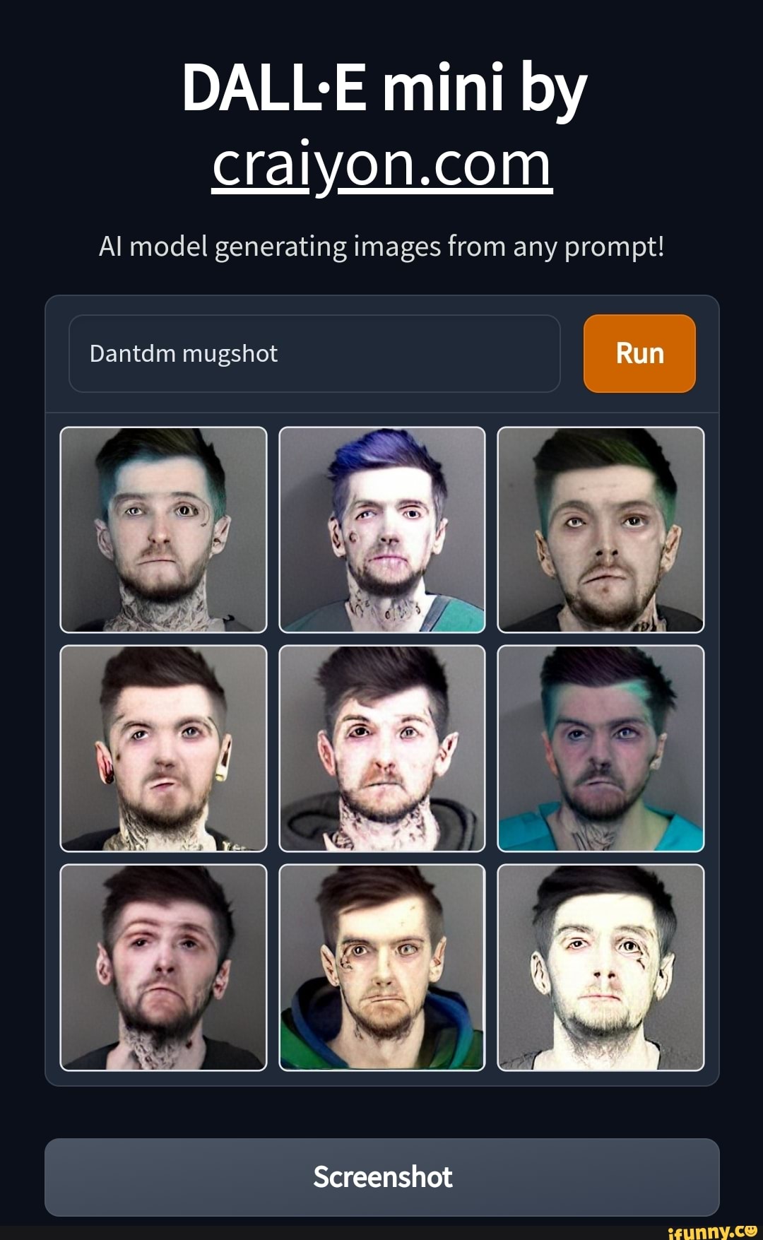 DALL-E mini by Al model generating images from any prompt! Dantdm ...