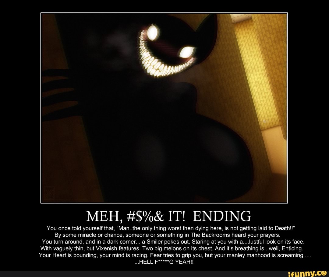 Hey MEH, #5%& IT! ENDING You once told yourself that, "Man..the only ...