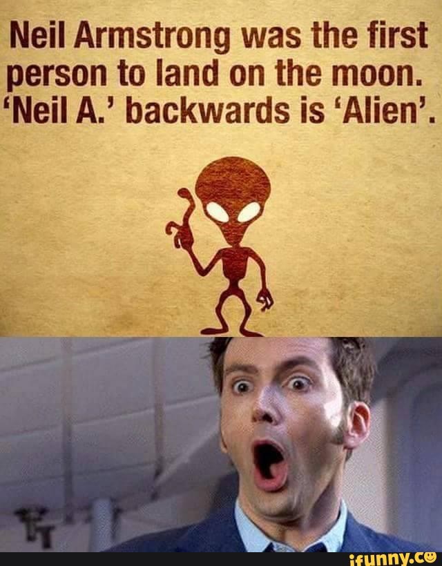 Neil Armstrong was the first person to land on the moon. 'Neil A ...