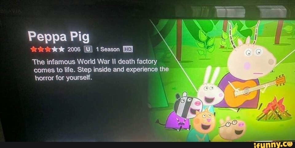 Peppa Pig 2006 The infamous World War death factory comes to life. Step ...