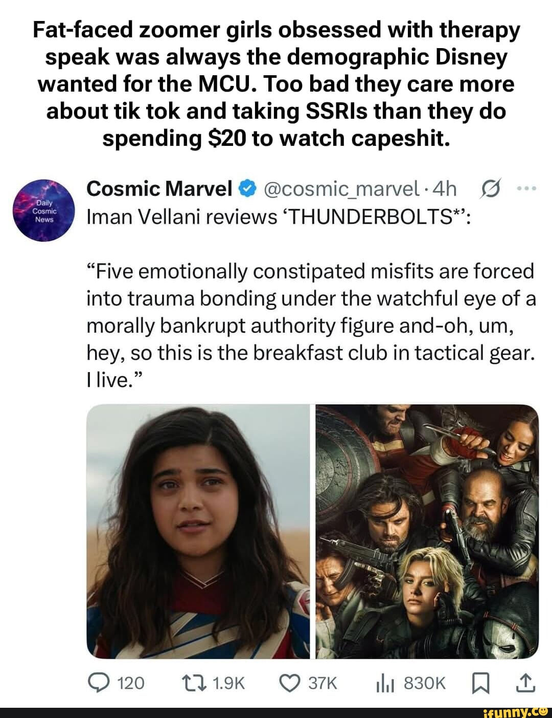 Fat-faced zoomer girls obsessed with therapy speak was always the ...