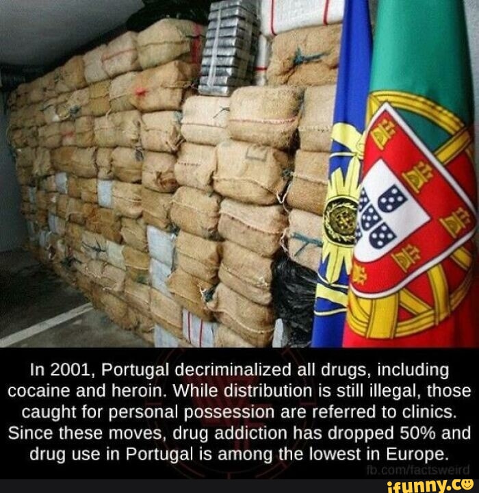 In 2001, Portugal decriminalized all drugs, including cocaine and ...