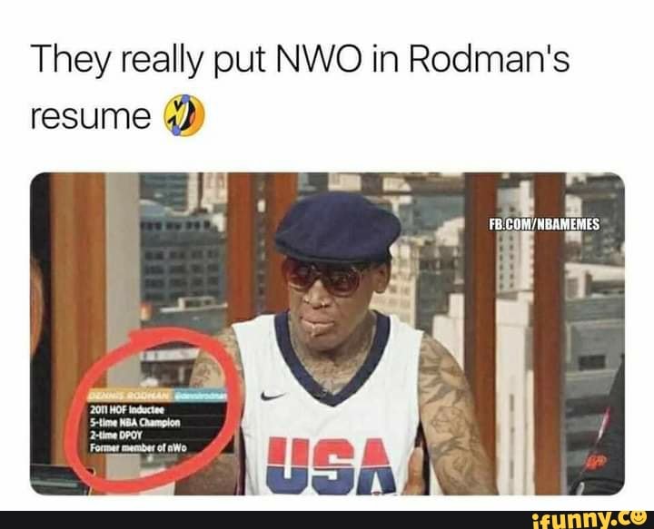 Rodmans memes. Best Collection of funny Rodmans pictures on iFunny