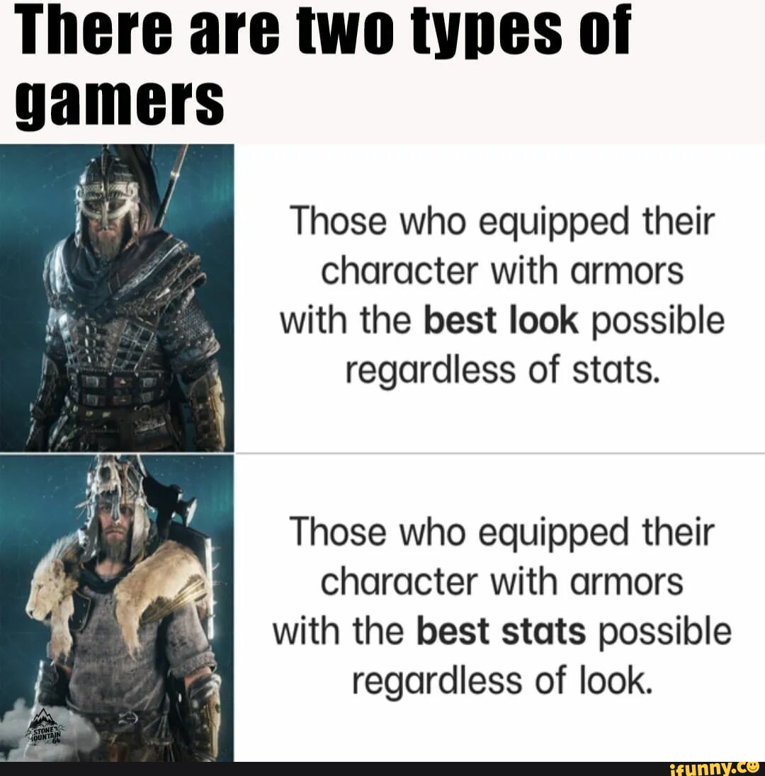 There are two types of gamers Those who equipped their character with ...