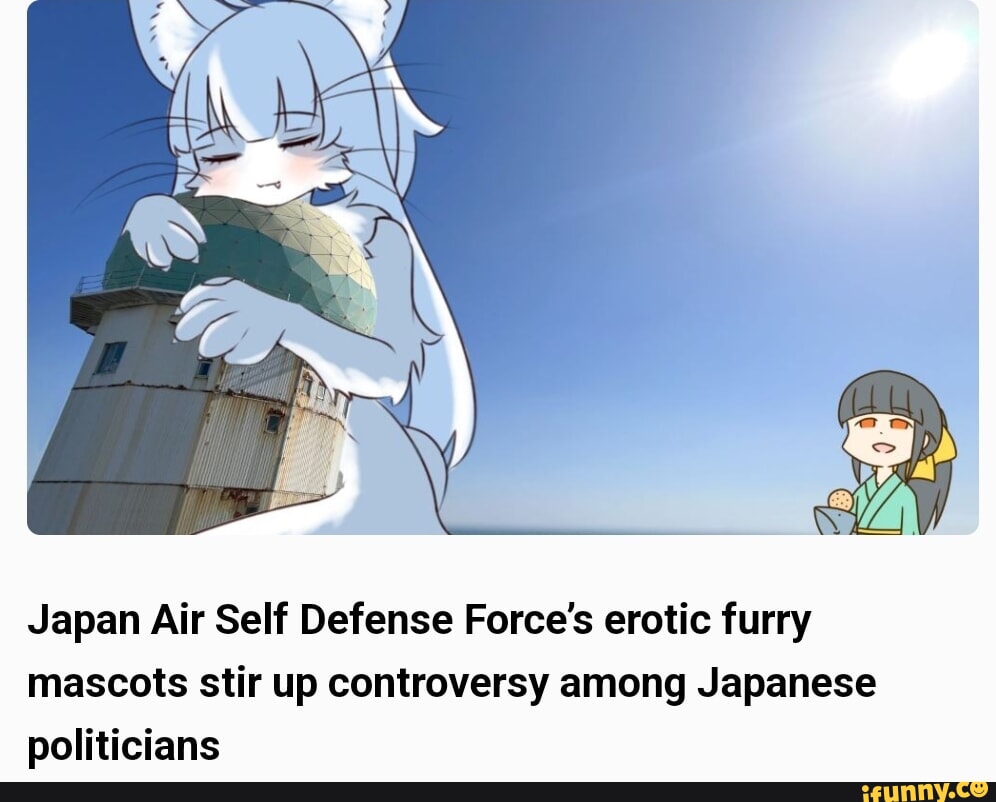 Japan Air Self Defense Force's erotic furry mascots stir up controversy ...