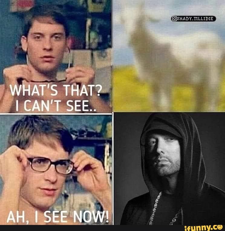 WHATS THAT? I CAN T SEE. AH I SEE NOW! - iFunny