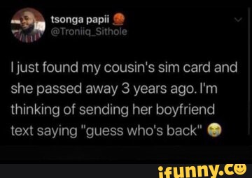 Tsonga memes. Best Collection of funny Tsonga pictures on iFunny