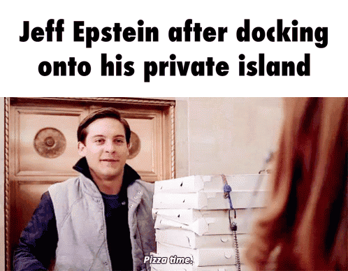 Jeff Epstein after docking onto his private island - Jeff Epstein after ...