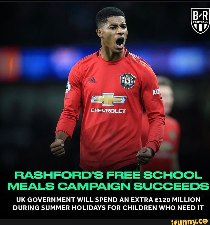 RASHFORD S FREE SCHOOL MEALS CAMPAIGN SUCCEEDS UK GOVERNMENT WILL SPEND 