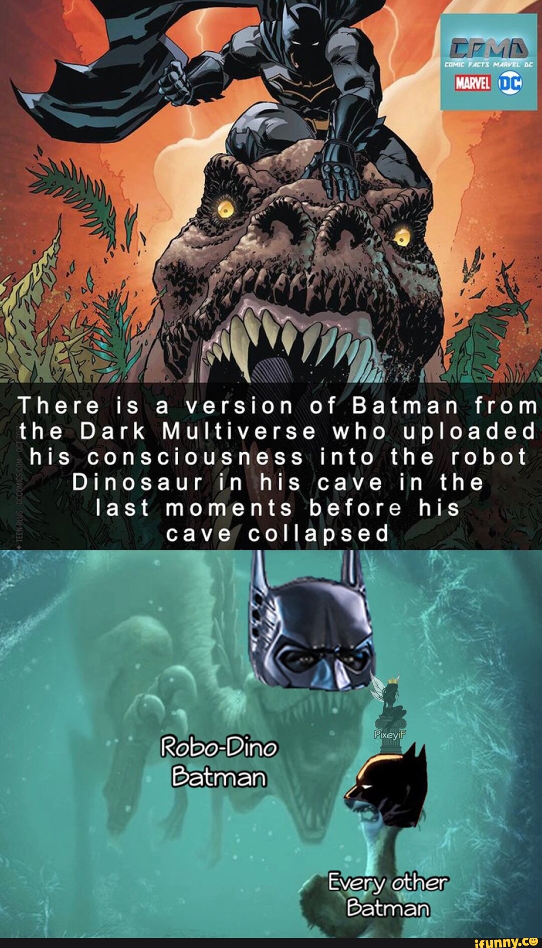 There is a version of Batman from the Dark Multiverse who uploaded his ...