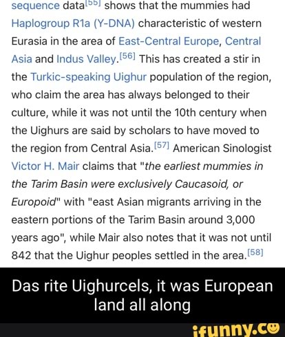 Sequence data'""' shows that the mummies had Haplogroup Ria (Y-DNA ...