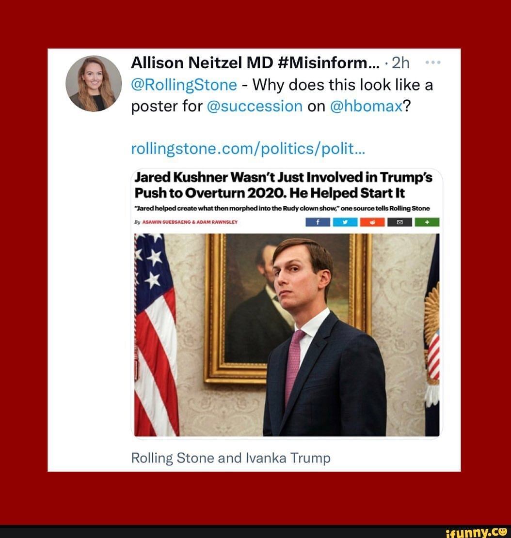Allison Neitzel MD #Misinform... @RollingStone - Why does this look ...