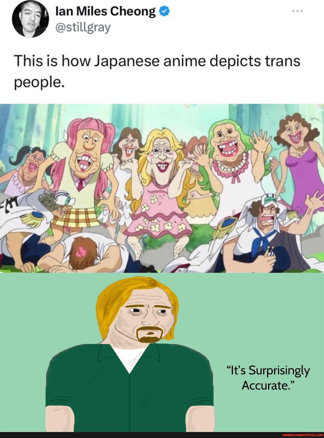 = lan Miles Cheong @stillgray This is how Japanese anime depicts trans ...