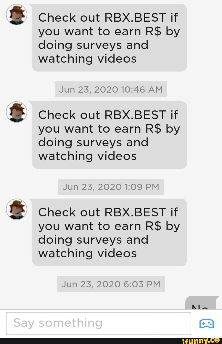 Check out RBX.BEST if you want to earn R$ by doing surveys and watching ...