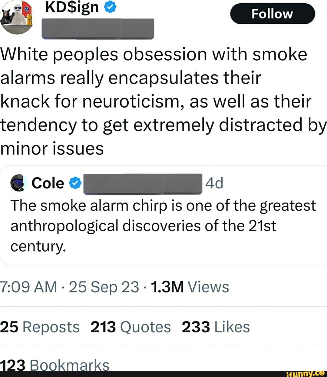 Follow White peoples obsession with smoke alarms really encapsulates ...