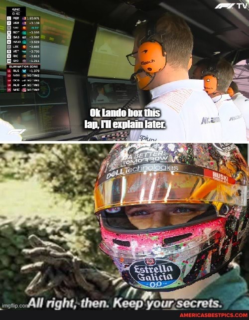 Ok Lando hox this: lap, explain later. - America’s best pics and videos