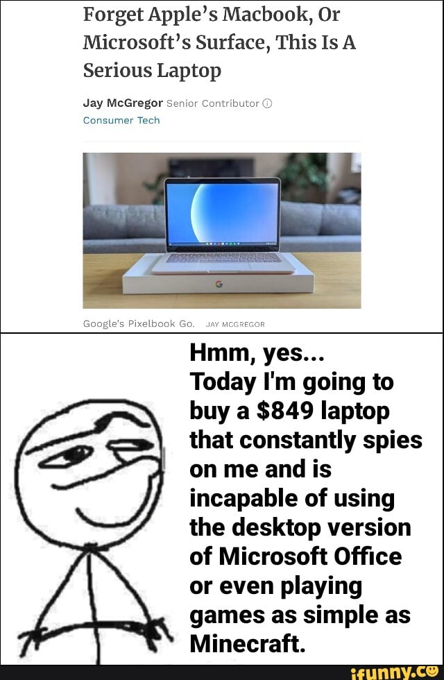 Forget Apple's Macbook, Or Microsoft's Surface, This Is A Serious ...