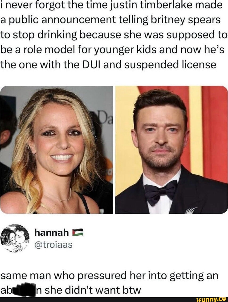 Never forgot the time justin timberlake made a public announcement ...