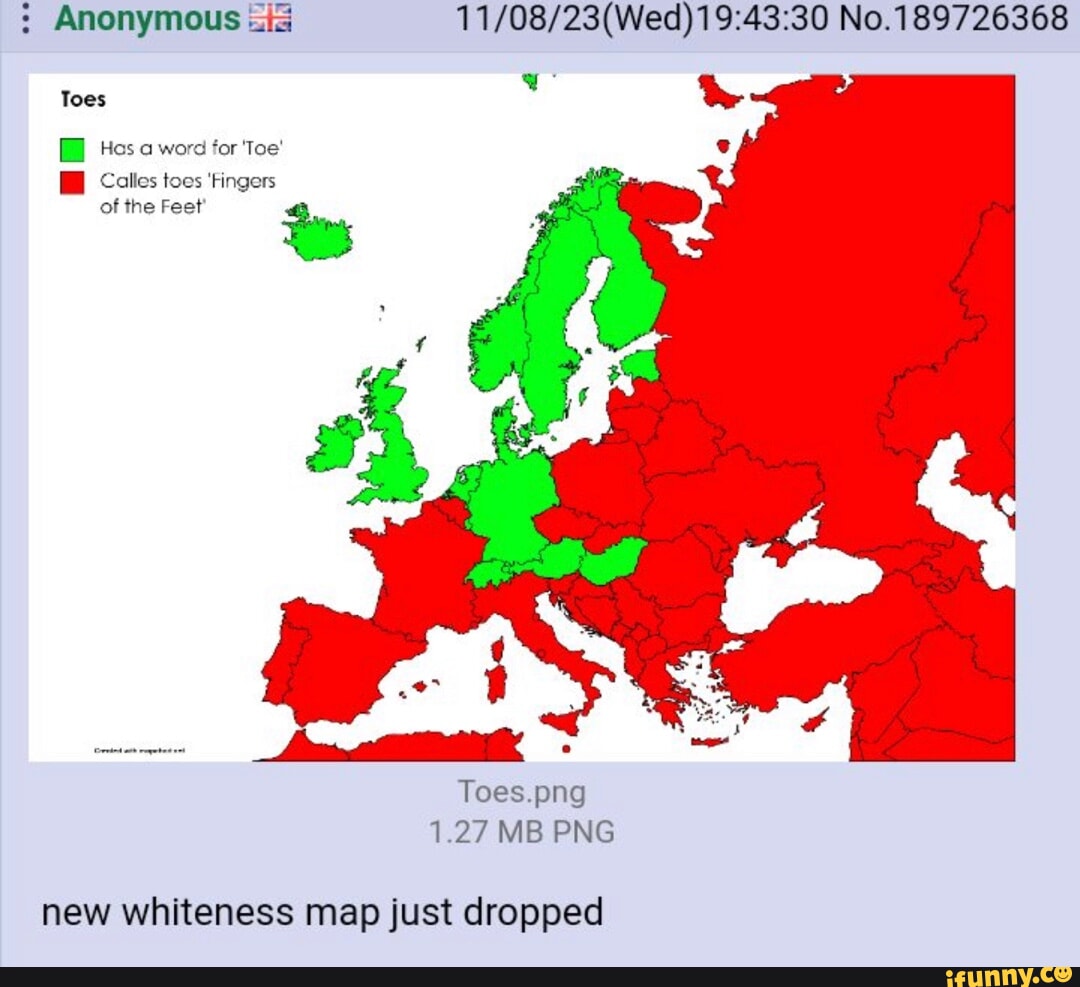 : Anonymous No.189726368 Toes Hes a word for Toe' Calles toes 'Fingers ...