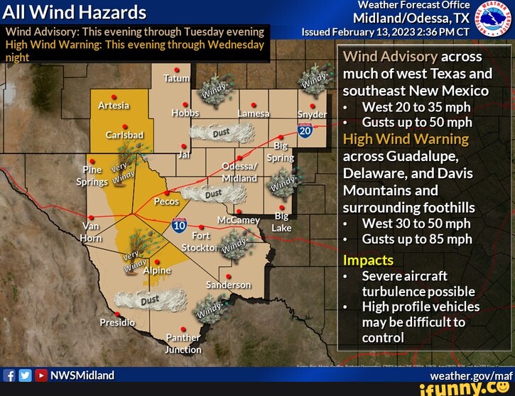 All Wind Hazards Wind Advisory: This evening through Tuesday evening ...