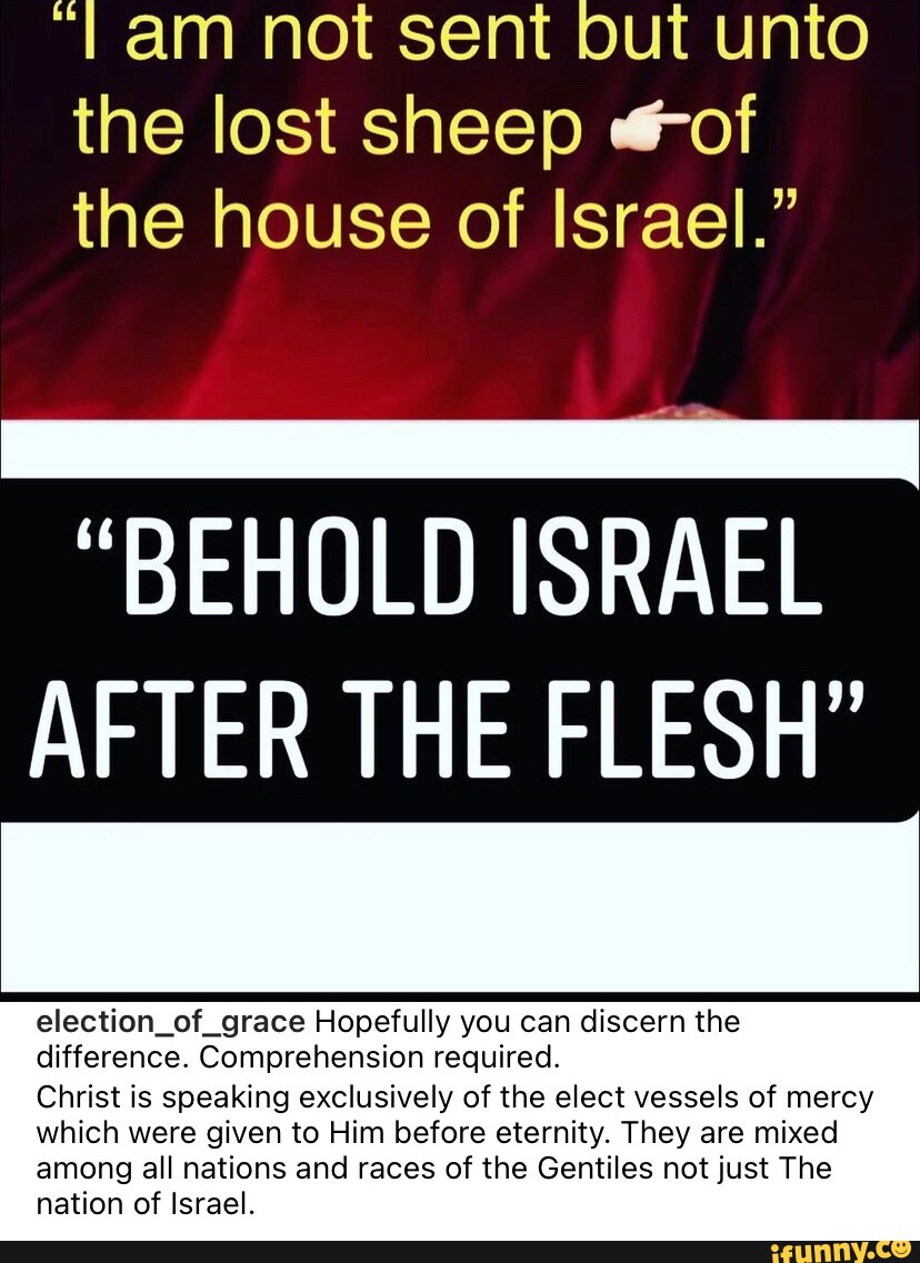 Aim not sent but unto the lost sheep #-of the house of Israel." I I ...