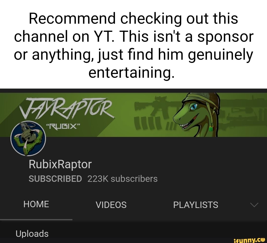 Rubixraptor memes. Best Collection of funny Rubixraptor pictures on iFunny