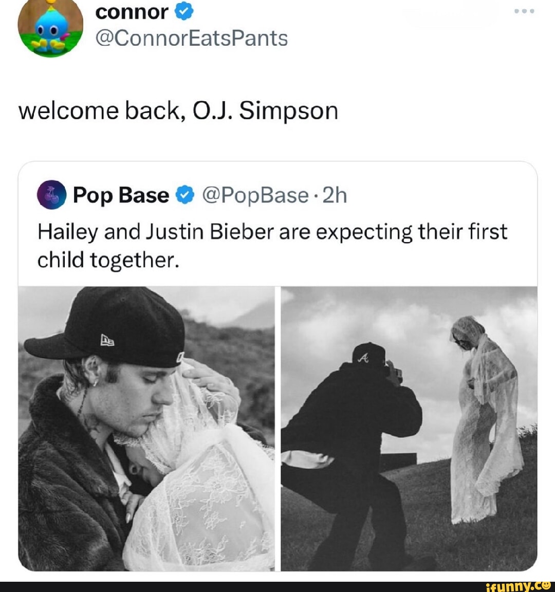 @ConnorEatsPants welcome back, O.J. Simpson C) Pop Base @ @PopBase ...