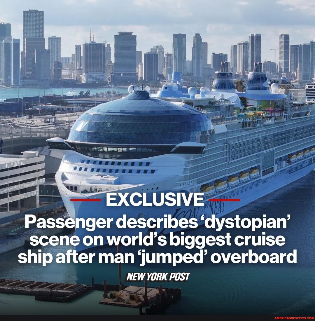 A passenger described the “dystopian” scene on the world’s largest ...