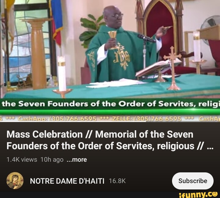The Seven Founders of the Order of Servites, religi Mass Celebration ...