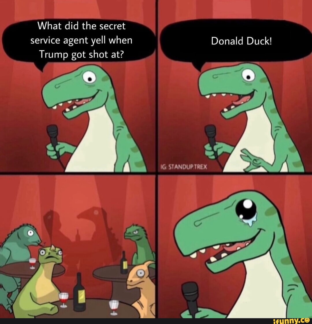 What did the secret service agent yell when Trump got shot at? Donald ...