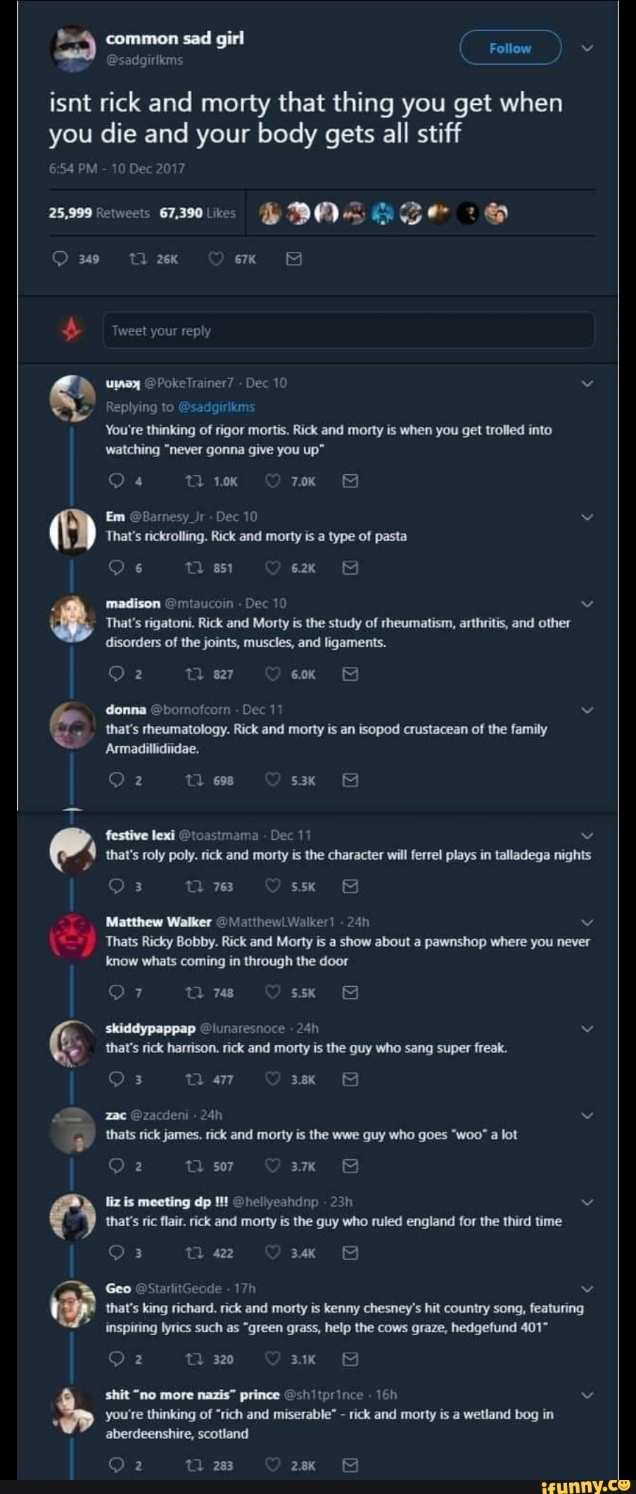 Common sad girl irlkms Follow isnt rick and morty that thing you get ...