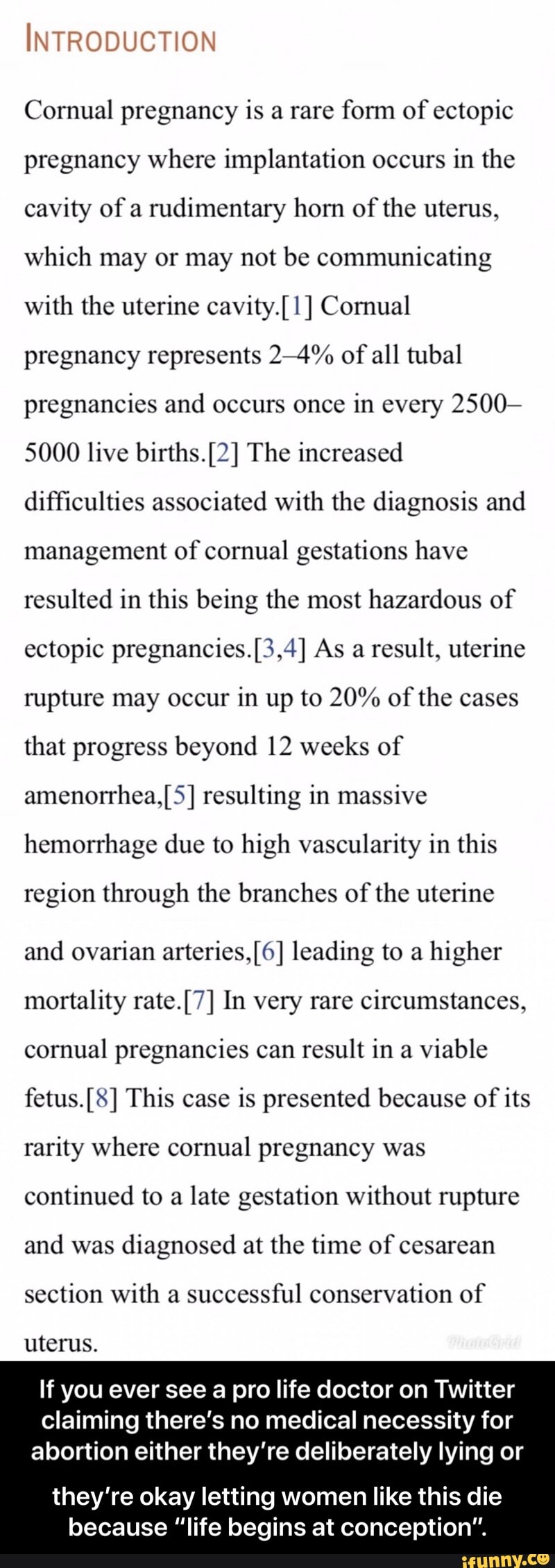 Cornual pregnancy is a rare form ofectopic pregnancy whcrc implantation ...