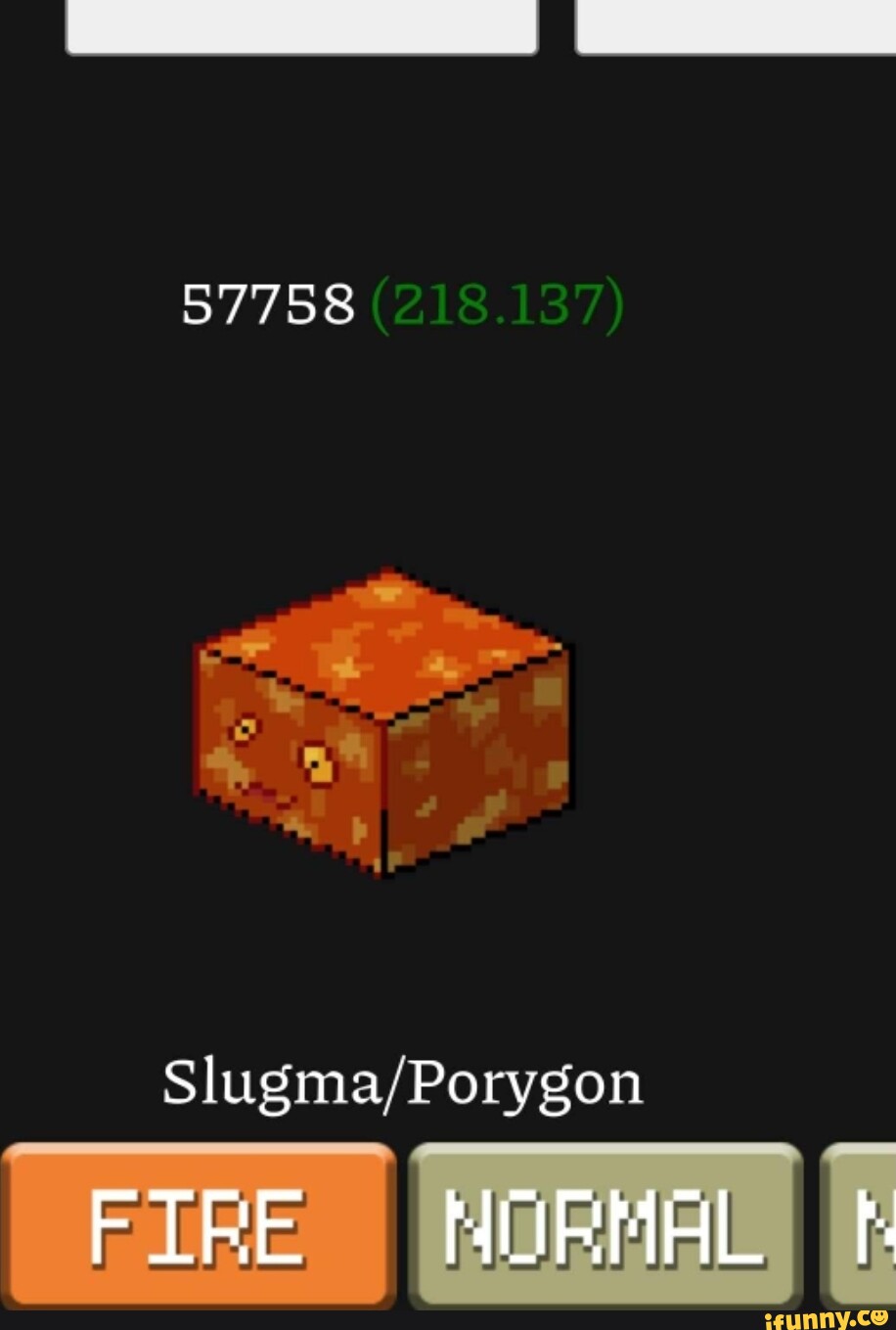 97758 Slugma'Porygon FIFE HURMAL Of: - iFunny