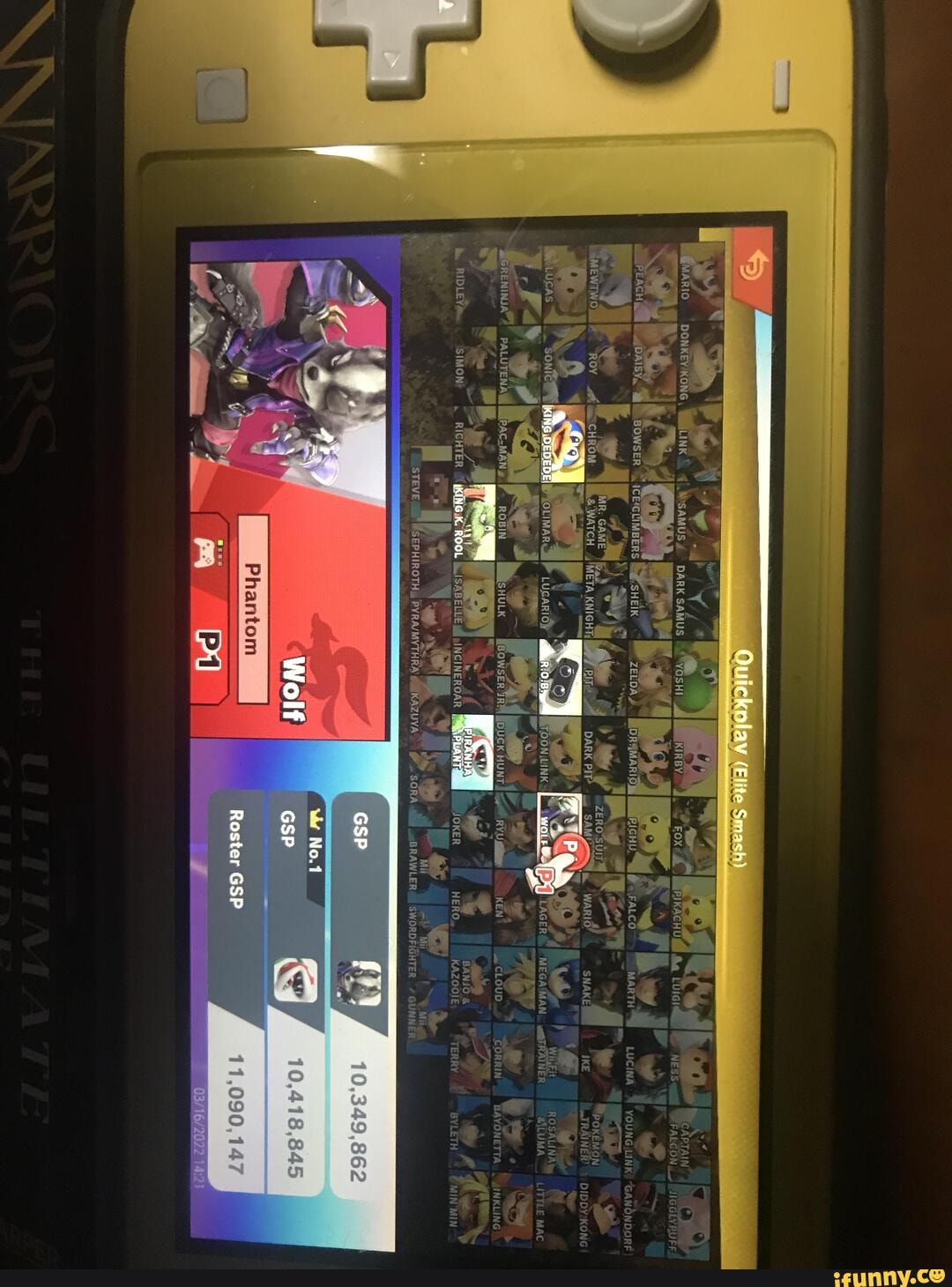 Quickplay (Elite smash) smash) smash) DONKEYIKONG, MINLINK DARK SAMUS ...