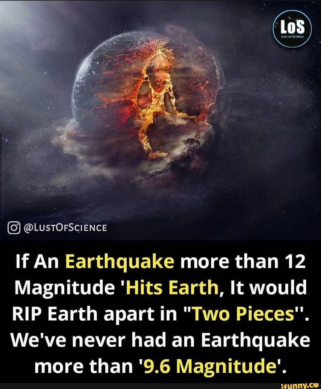 Las @LusTOFSCIENCE If An Earthquake more than 12 Magnitude 'Hits Earth ...