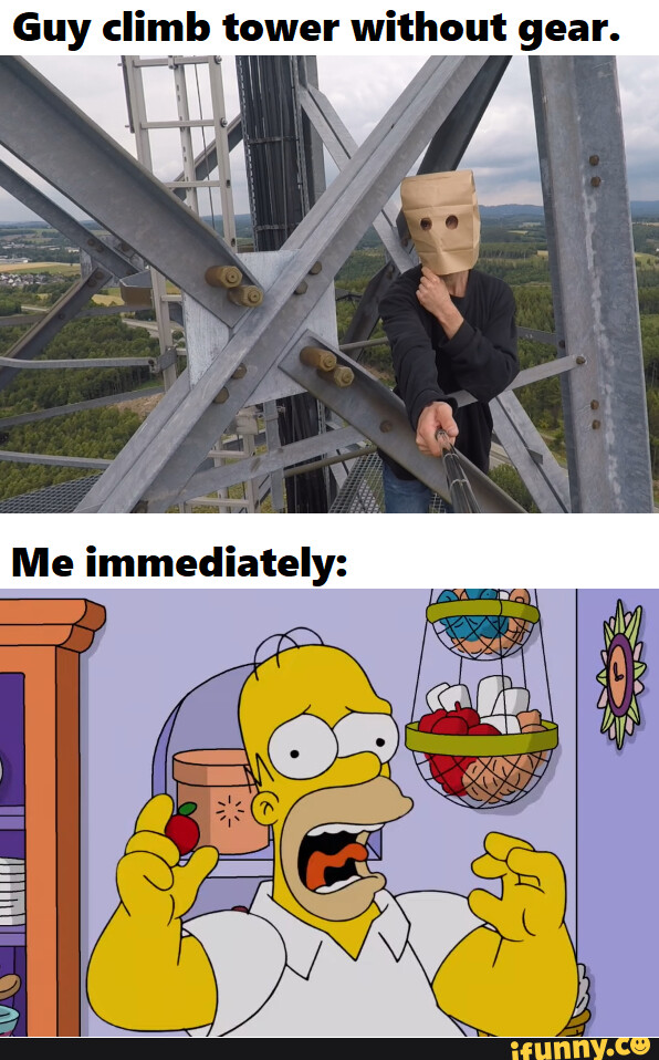 Acrophobia memes. Best Collection of funny Acrophobia pictures on iFunny