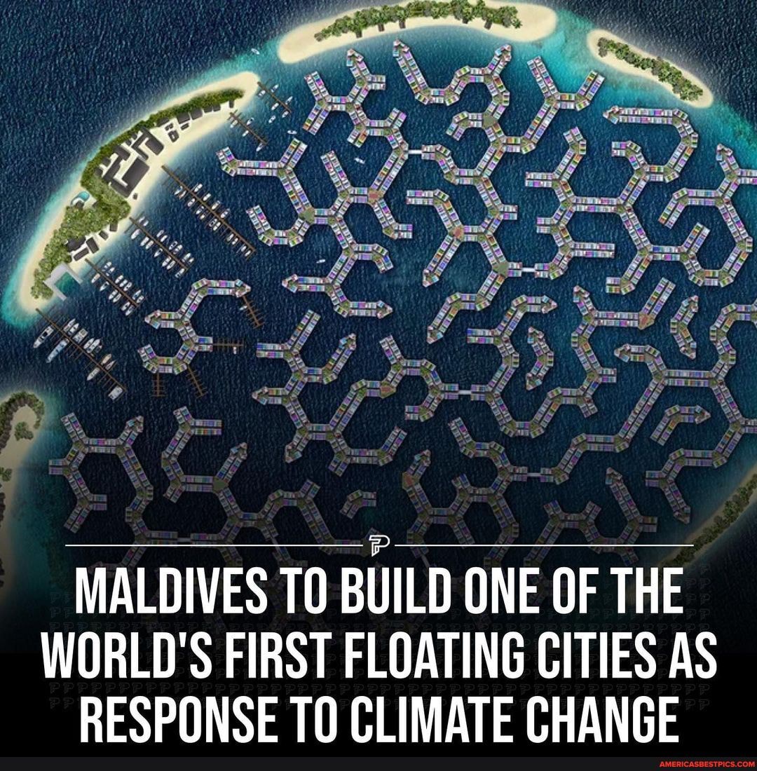 MALDIVES BUILD ONE OF THE WORLD'S FIRST FLOATING CITIES AS RESPONSE TO ...