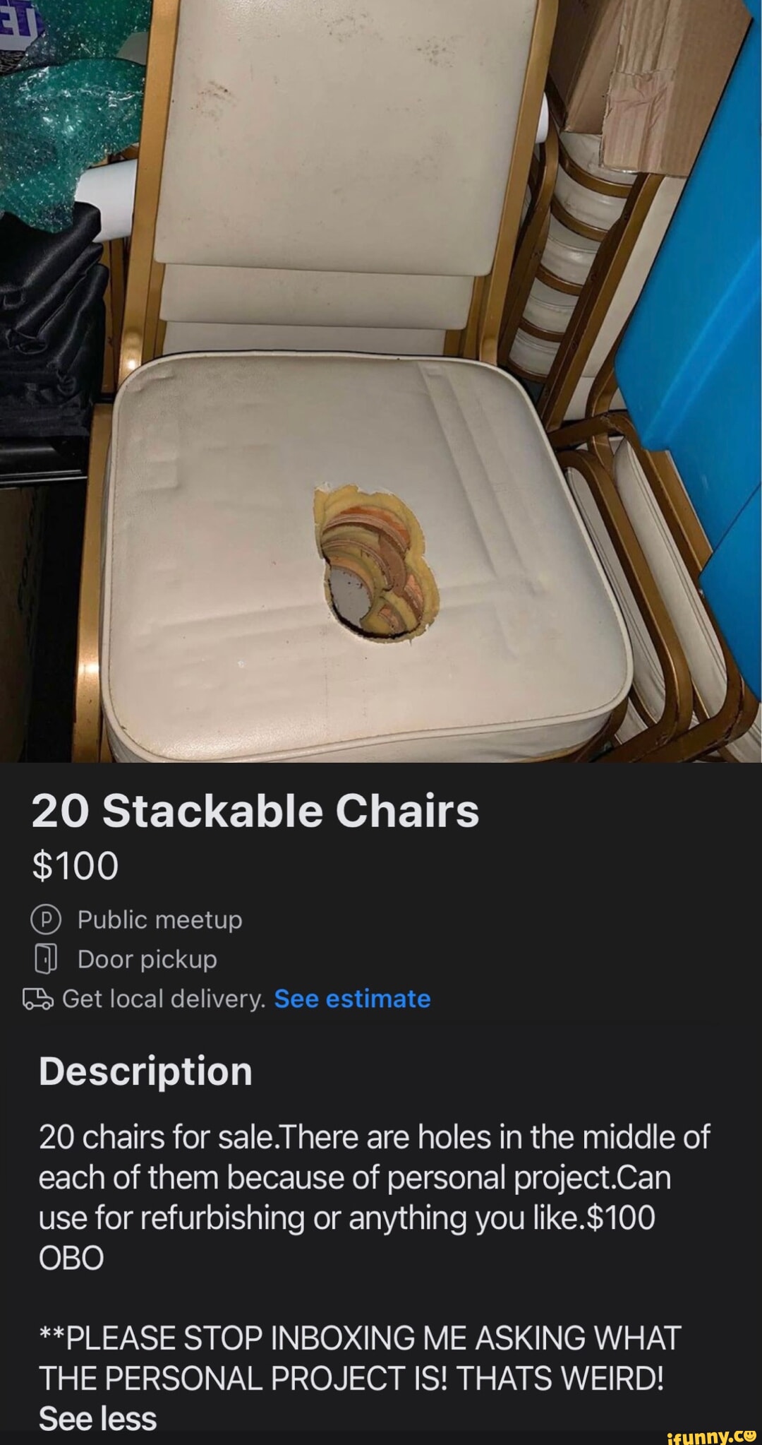 *hair won't cooperate, looks fat in every outfit, makeup looks like ...