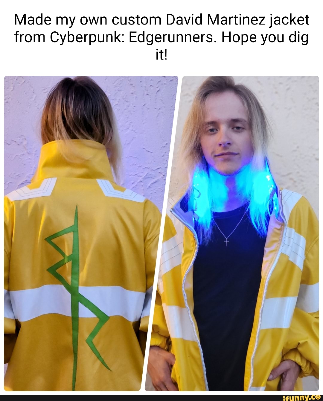 Made my own custom David Martinez jacket from Cyberpunk: Edgerunners ...