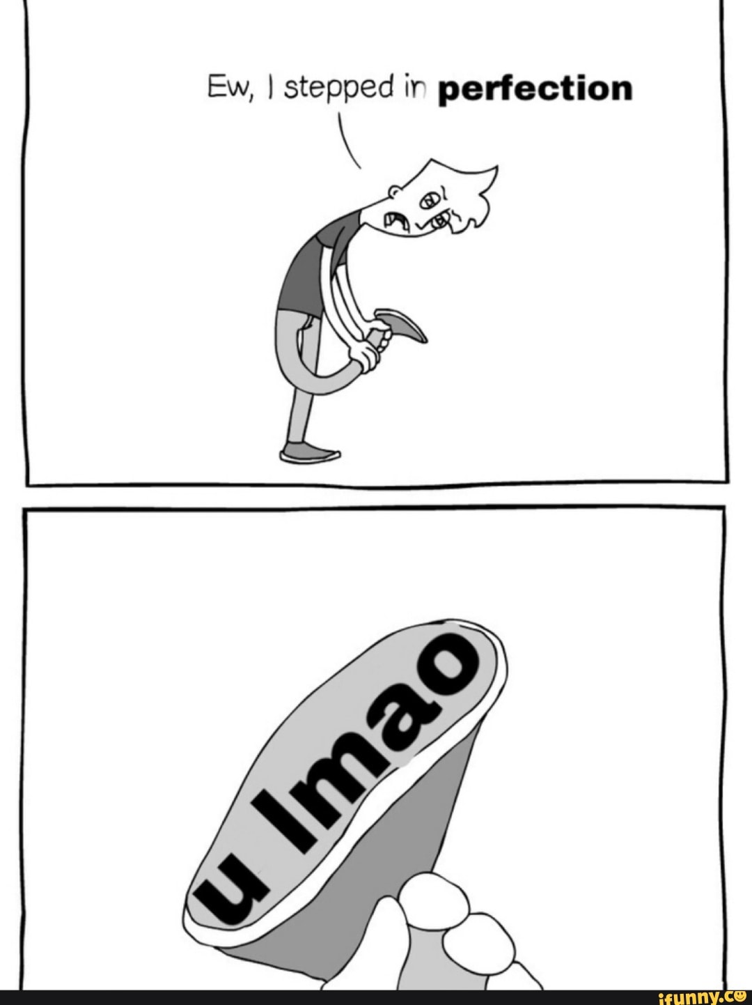 Ew, I stepped ir perfection - iFunny