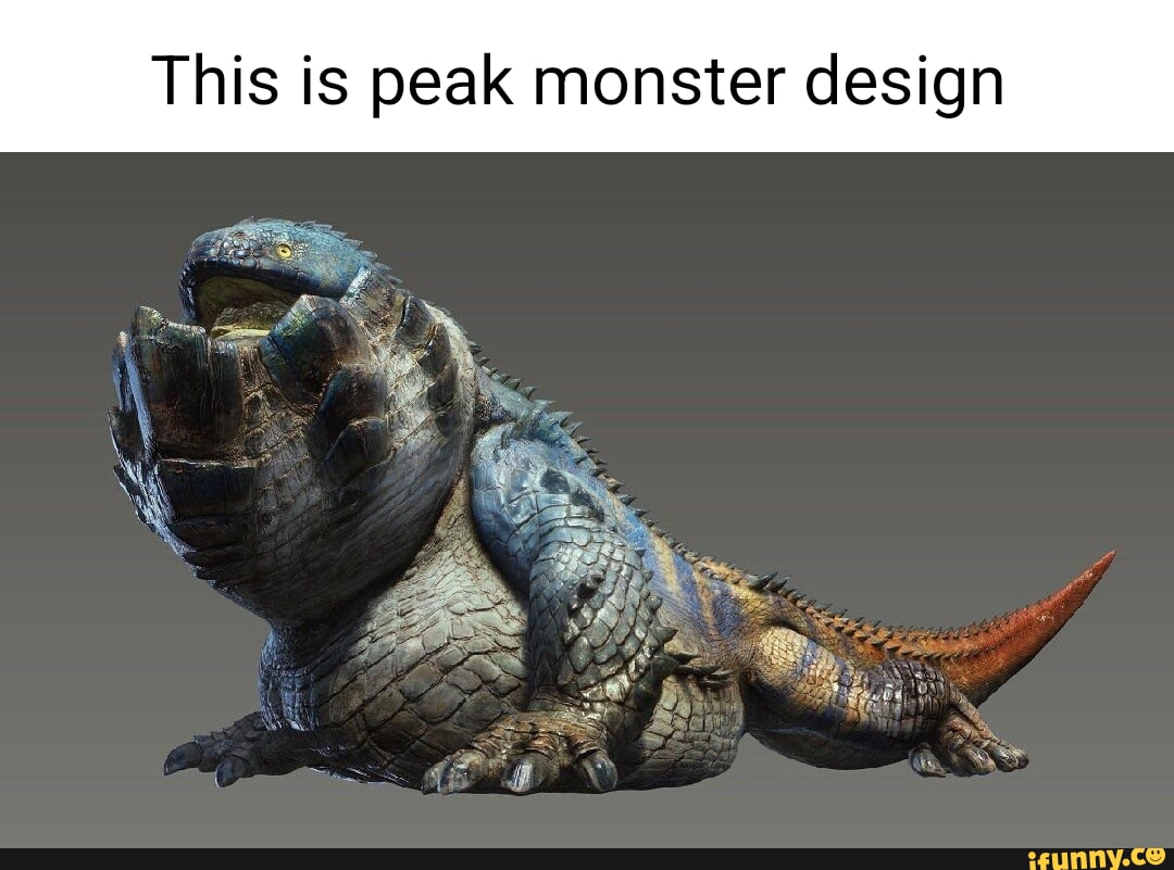 This is peak monster design - iFunny