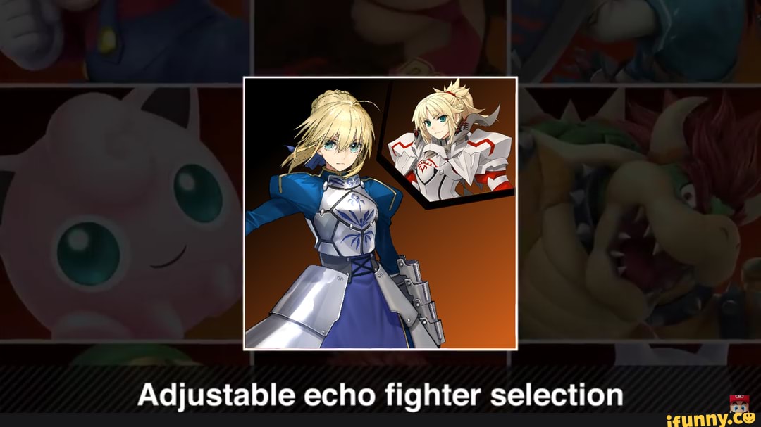 Arturia & Mordred Mockup for Super Smash Bros. Ultimate - Adjustable echo fighter selection - iFunny